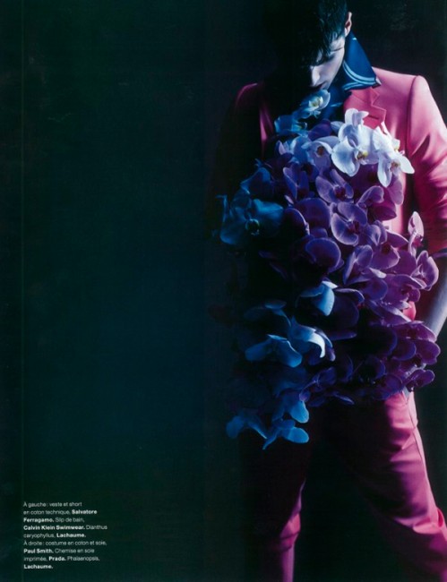 Edward Wilding Photographed by Karl Lagerfeld for Numéro Homme ...