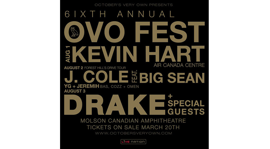 Drake announces 3 Day OVO Fest Lineup | Sidewalk Hustle
