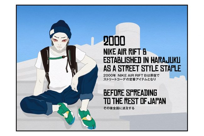 An Illustrated History of the Nike Air Rift in Japan | Sidewalk Hustle