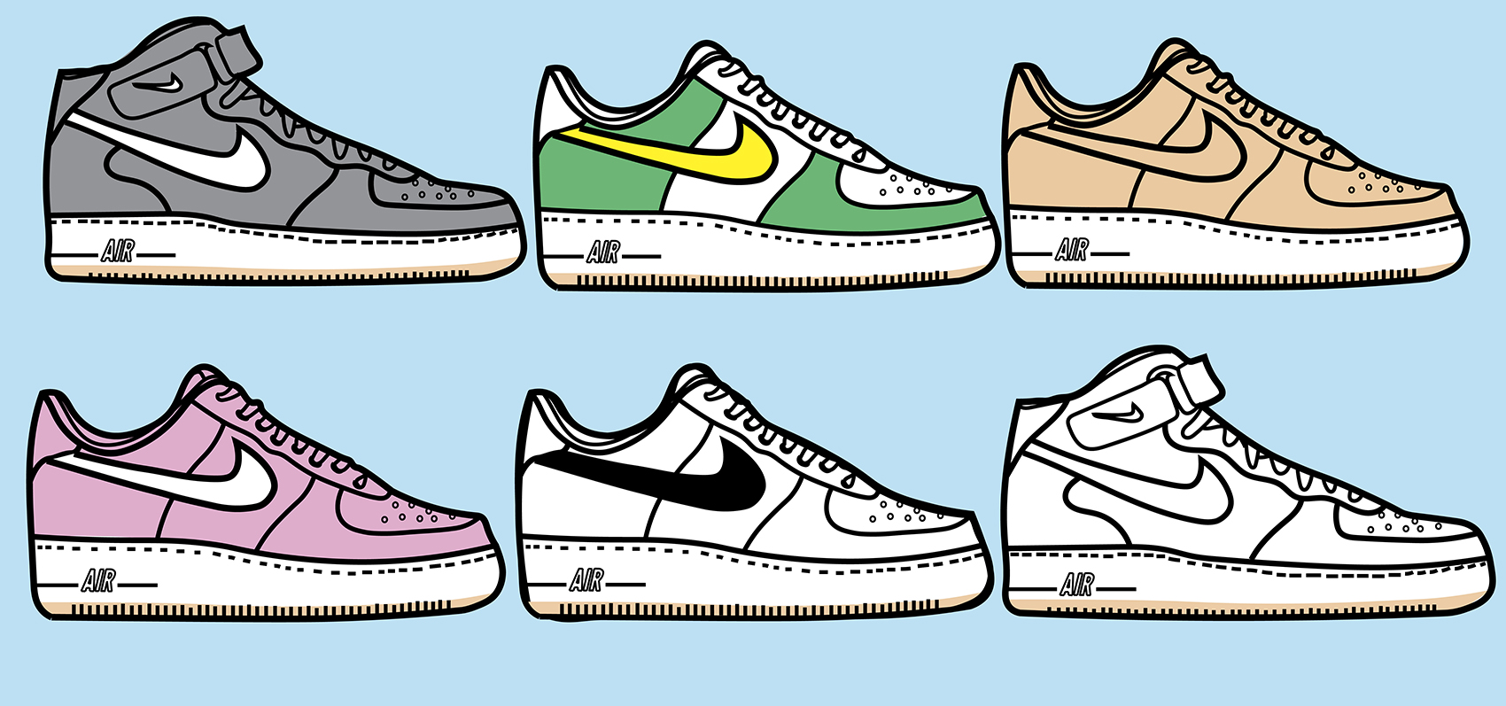 Tracing the Nike Air Force 1 into 2017 | Sidewalk Hustle